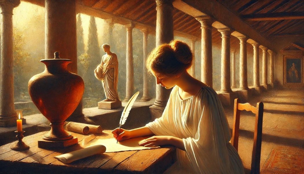 Epistulam amatori Romano scripsi et misi. | Yesterday,Today and Tomorrow